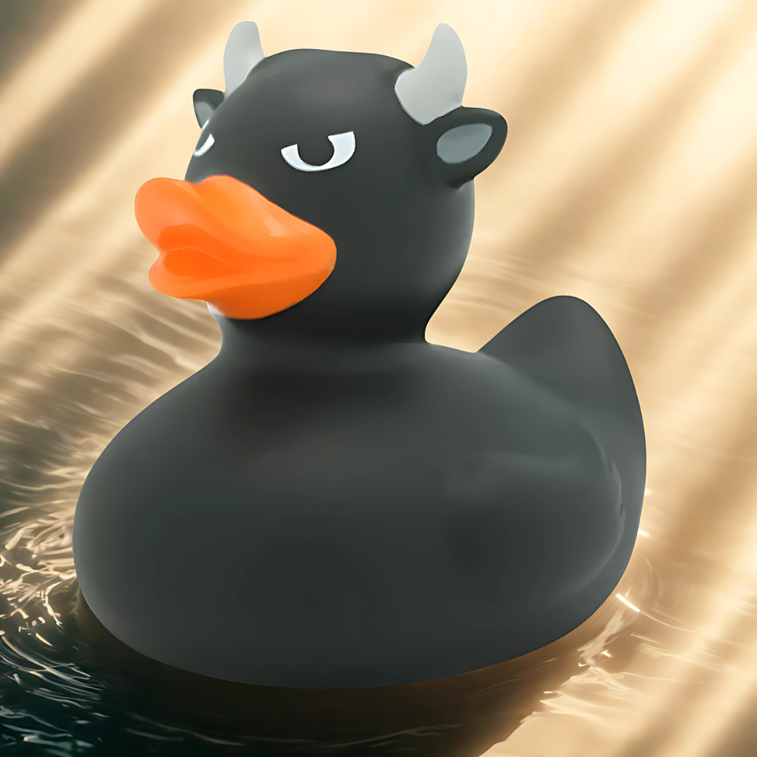 Bull Rubber Duck: Majestic Charm- a Strong Collectible – Duck World