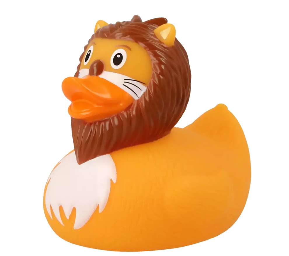 Roaring Charm: Lion Rubber Duck - a Majestic Collectible – Duck World