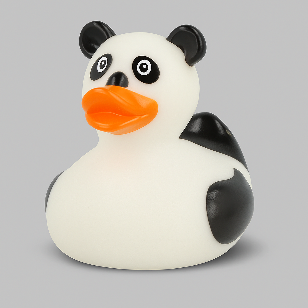 Panda Rubber Duck: Bamboo Bliss - a Playful Collectible – Duck World