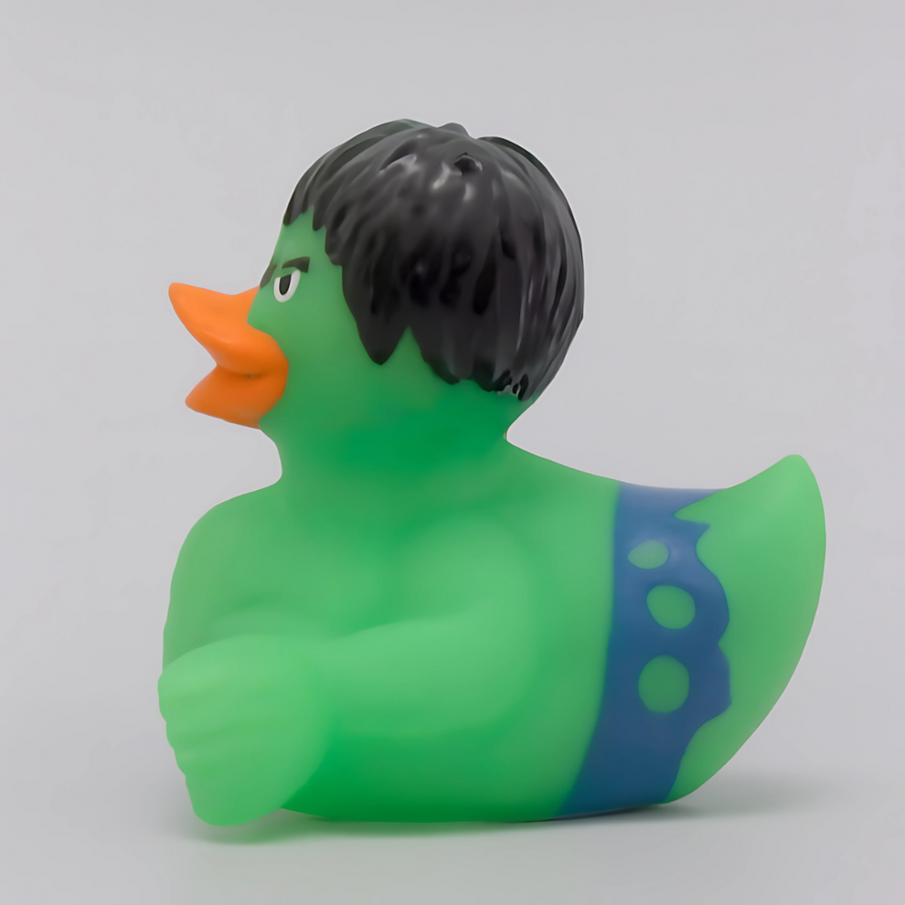 Hulk inspired Rubber Duckie: Mighty Bath-Time Adventures Await! – Duck ...