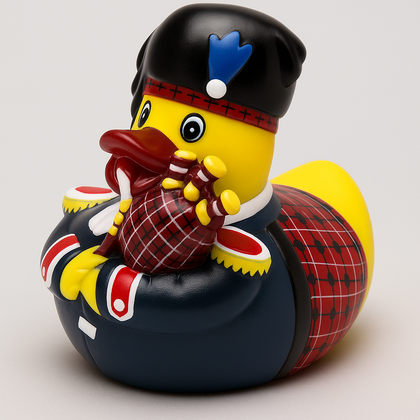 Scotsman Piper Rubber Duck: Quirky and Musical Bathtime Fun! – Duck World
