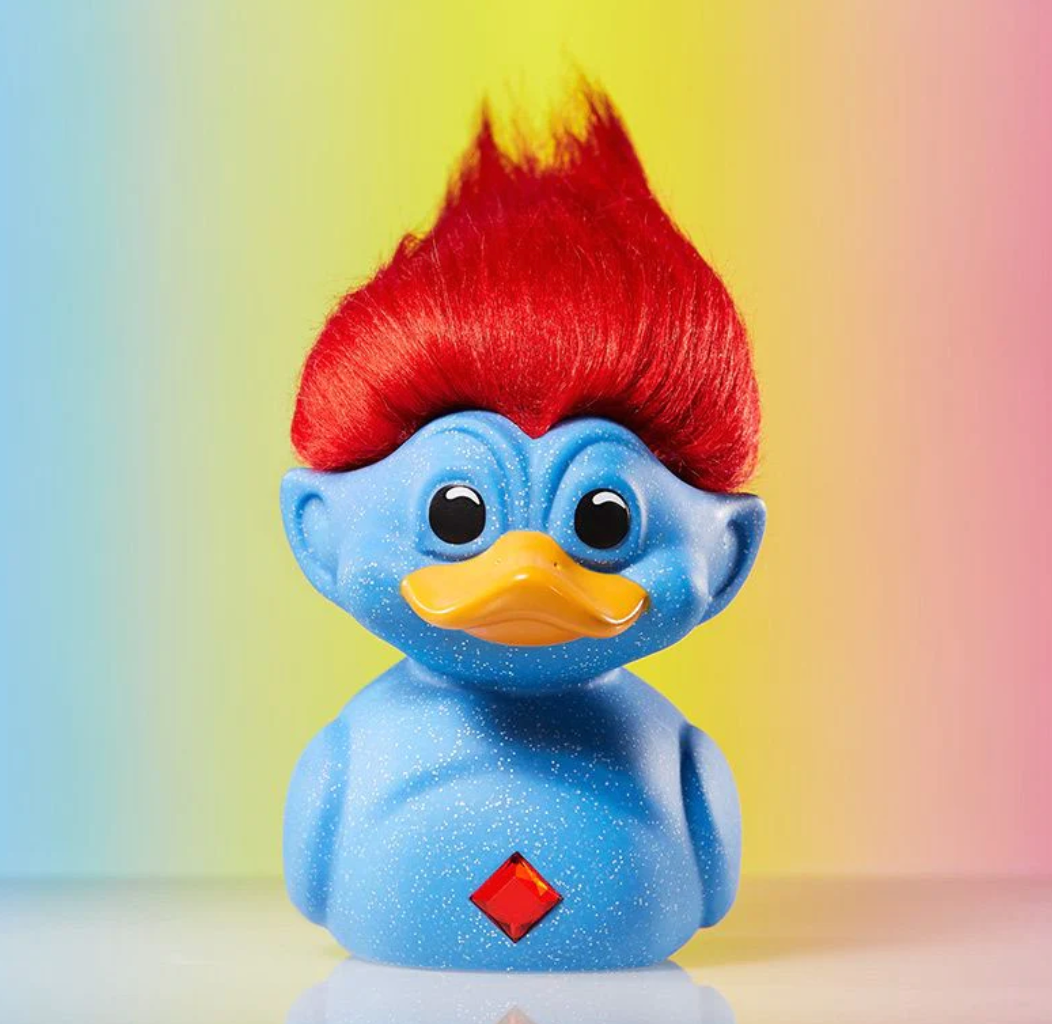 Blue Glitter Troll Rubber Duck: TUBBZ Edition Collectable! – Duck World