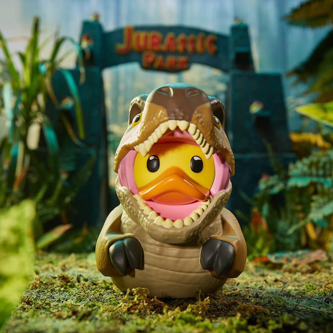 T-Rex Rubber Duckie: Official Jurassic Park TUBBZ Edition! – Duck World