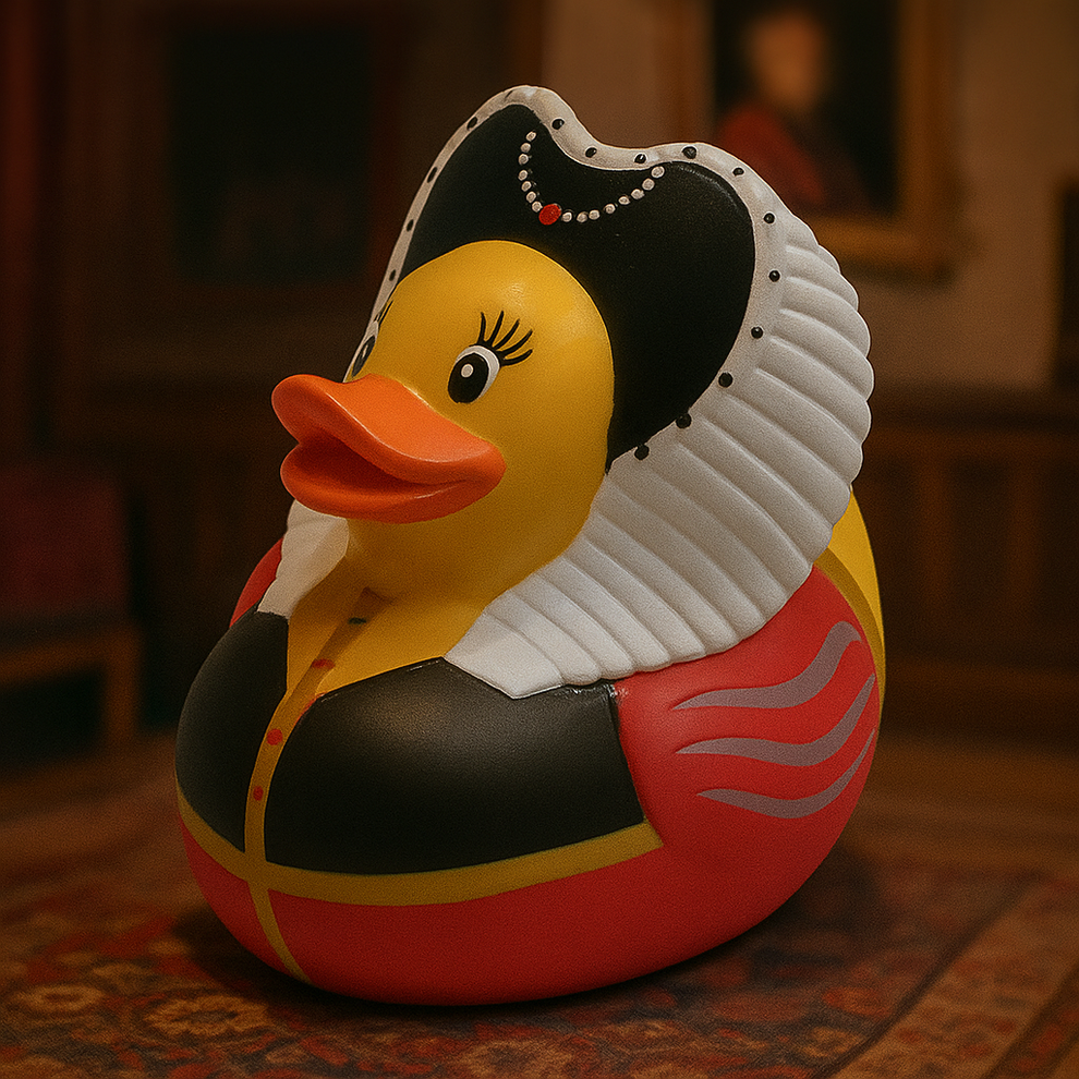 Tudor Queen Rubber Duckie - Bask in Tudor Elegance! – Duck World