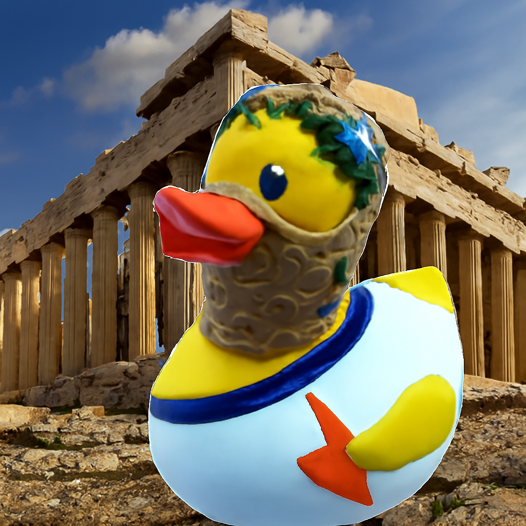 Zeus Duck - Mighty Zeus Rubber Duck | Bath Time, Desk Décor – Duck World